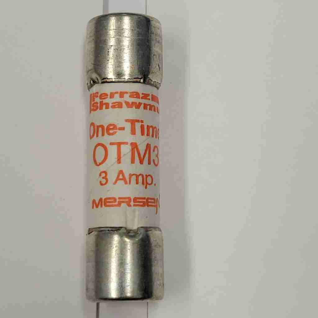 OTM3 - GOULD 3A 250V 10mm X 38mm FUSE - Alberta Breaker & Supply Co Ltd